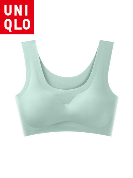 Бюстгальтер Женский Uniqlo бралетт, классическая чашка, размер 85A, 85B антрацитовый Эластан ...