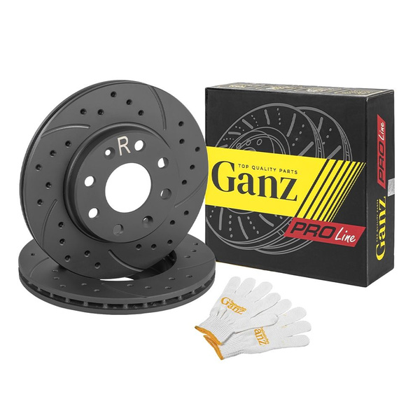 Диск тормозной передний перфорированный PRO-Line с покрытием на Шевроле ...