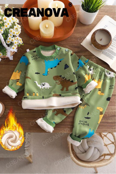 Комплект распашонок Девочки, Мальчики CREANOVA, размер 80 Длинный разноцветный Полиэстер Зима ...