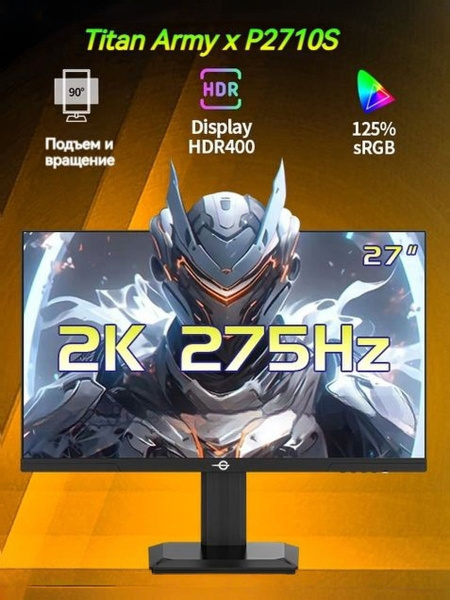 Titan Army 27" Монитор P2710S, 240 Гц, серый металлик купить на OZON по низкой цене (2549194714)