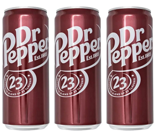 Газированный напиток Dr Pepper classic (Доктор Пеппер классик) 330 мл 3 шт (Польша) купить на ...