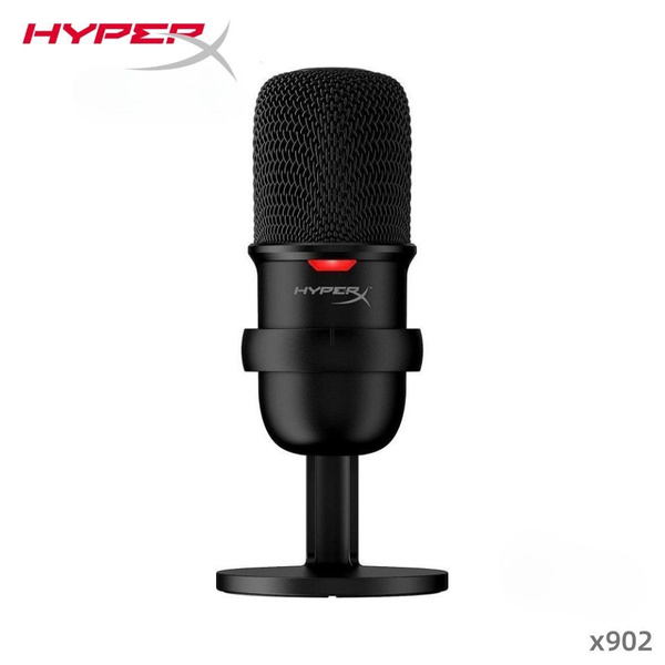 HyperX Микрофон игровой (для стриминга) HyperX SoloCast USB, черный купить на OZON по низкой ...