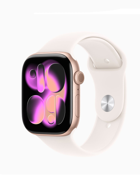 Apple Watch Series 11 Умные часы, 46mm, Sport Band M/L, розовые купить на OZON по низкой цене ...