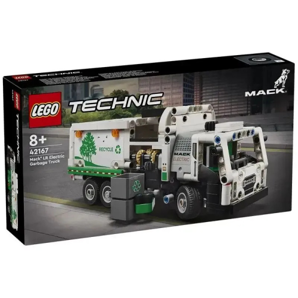 Technic 42167 Mack LR Electric Garbage Truck Toy игрушки для сборки ...