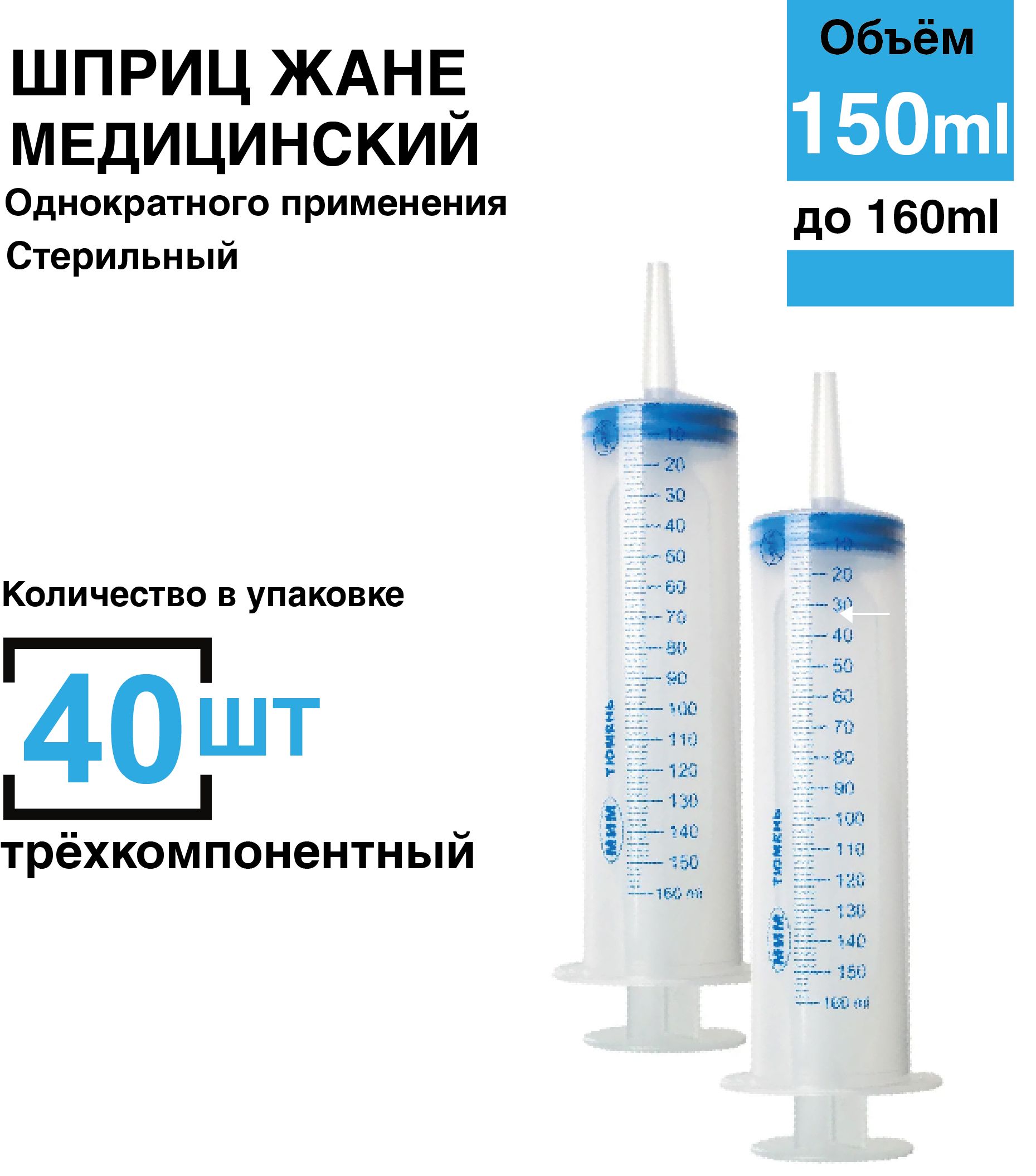 Шприц Жане 150 – купить в интернет-аптеке OZON по низкой цене