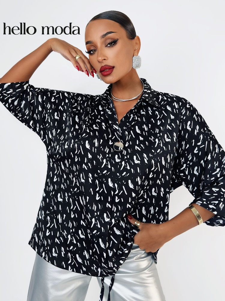 Блузка HELLO MODA! - купить с доставкой по выгодным ценам в интернет-магазине OZON (1423048500)