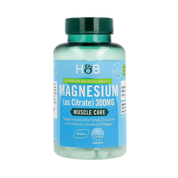Holland & Barrett Magnesium Citrate 300 мг магний в виде цитрата 90 ...
