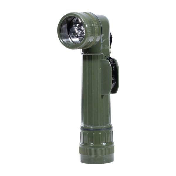 Тактческий угловой, светодиодный фонарь Mil-Tec Angle Head LED Flashlight Large olive купить на ...