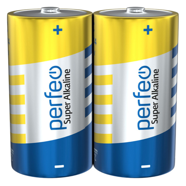 Perfeo Батарейка C, Щелочной тип, 1,5 В, 2 шт - купить с доставкой по выгодным ценам в интернет ...