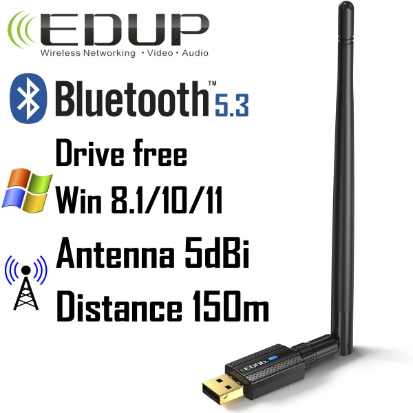 Bluetooth-адаптер EDUP Bluetooth адаптер Bluetooth 5,3 - купить по низким ценам в интернет ...