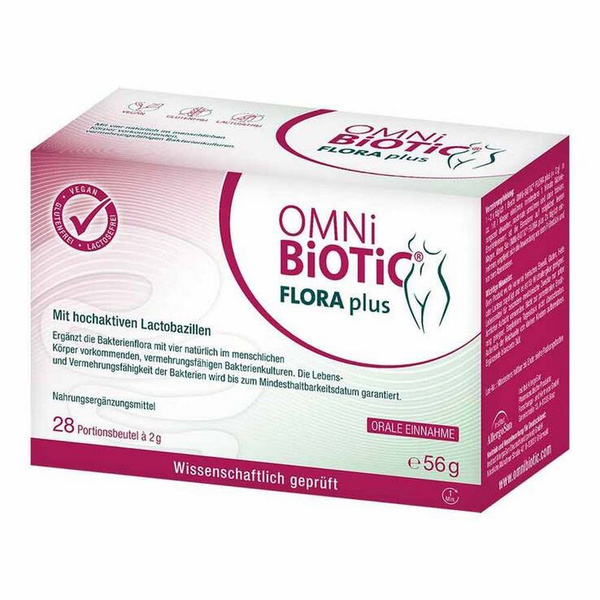Omni Biotic Flora plus + пакетик, 28х2 г, порошок - купить с доставкой ...