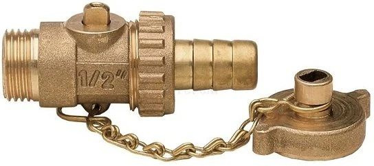 Itap 139 1/2 Кран латунный со штуцером и заглушкой ITAP купить на OZON по низкой цене (1415406831)