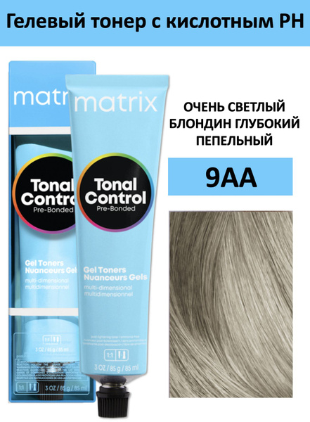 Matrix Tonal Control Гелевый тонер с кислотным РН для волос 9AA очень ...