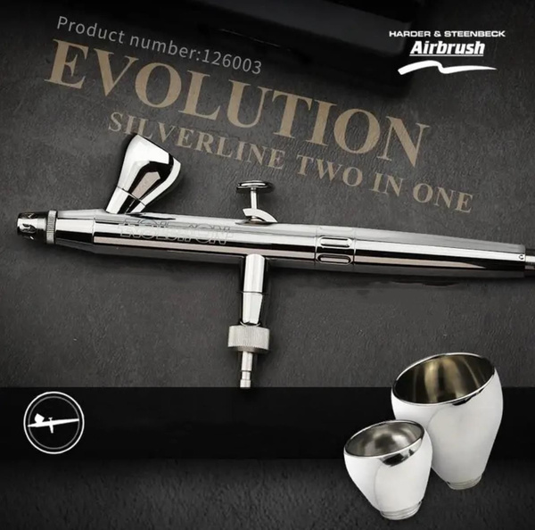 Аэрограф Harder Steenbeck 126003 Evolution Silverline 2 в 1 - купить с доставкой по выгодным ...