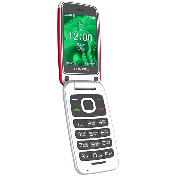 Телефон Fontel FL280 Красный купить на OZON по низкой цене (1417621376)