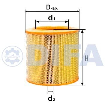 Фильтр воздушный DIFA DIFA4309 - купить по выгодным ценам в интернет ...