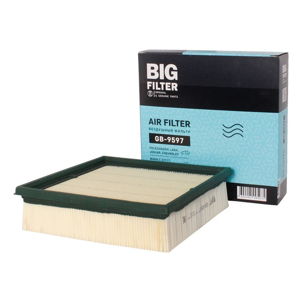 Фильтр воздушный BIG FILTER GB-9597 Стандарт ВАЗ (инжектор) 2108-2115 ...