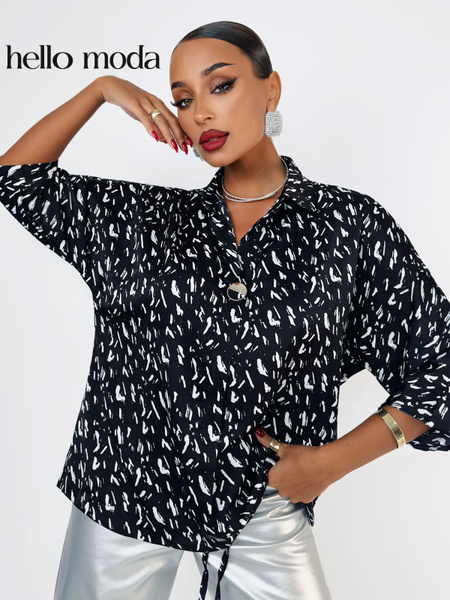 Блузка HELLO MODA! - купить с доставкой по выгодным ценам в интернет-магазине OZON (1423047153)
