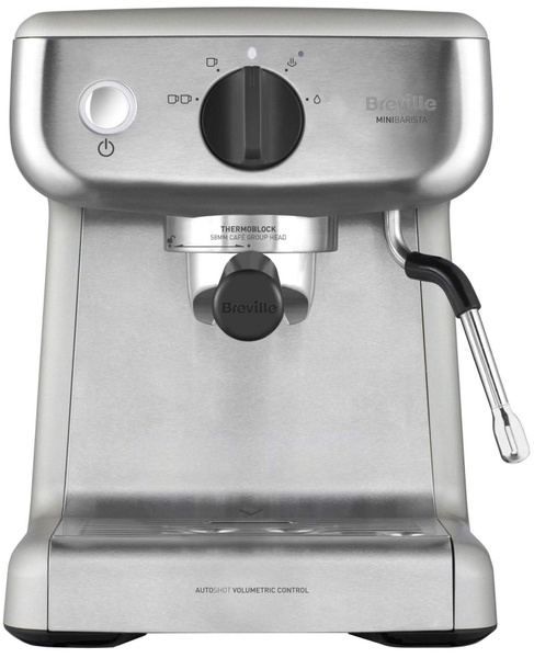 Breville Кофеварка рожковая Mini Barista VCF125X, серебристый купить на ...