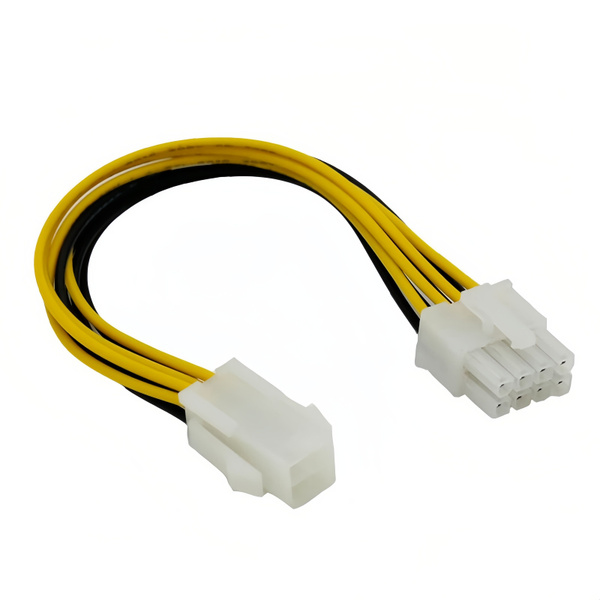 Переходник для питания процессора 4-8 pin - купить с доставкой по ...