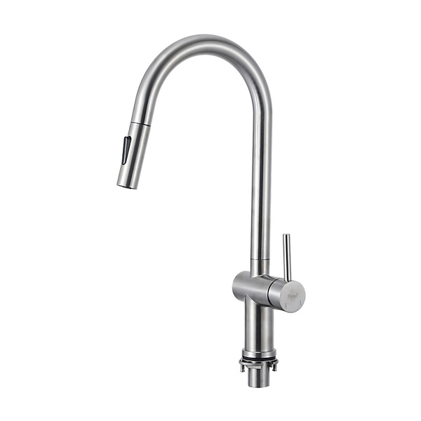 Смеситель Frap F00150 Нержавеющая сталь, Металл Аэратор, Гибкая подводка - купить по выгодным ...