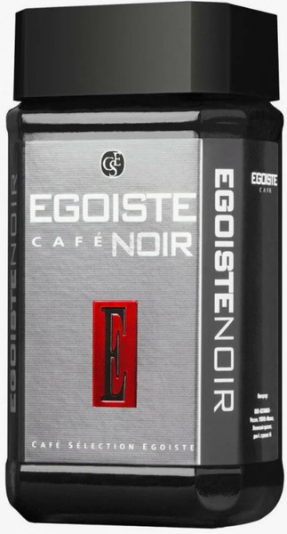 Кофе растворимый EGOISTE Noir 100 гр - купить с доставкой по выгодным ...