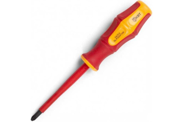 Диэлектрическая отвертка КВТ Профи PZ/FL2x100 79779 - купить в интернет ...