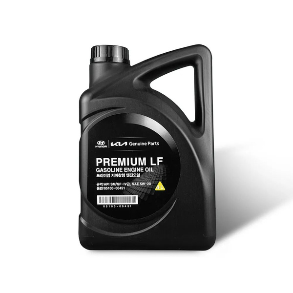 Масло моторное Hyundai PREMIUM LF GASOLINE 5W-20 НС-синтетическое 4 л ...