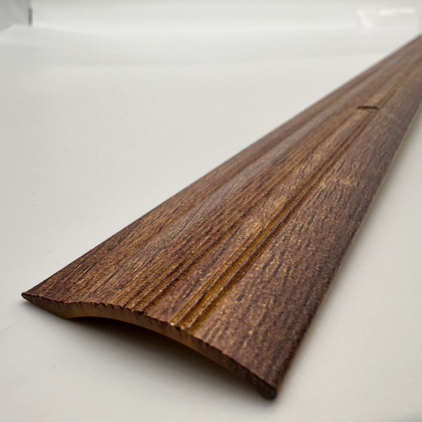 Порог алюминиевый стыкоперекрывающий разноуровневый стык (ПД 04) 39,4x7,1 900 мм орех купить на ...