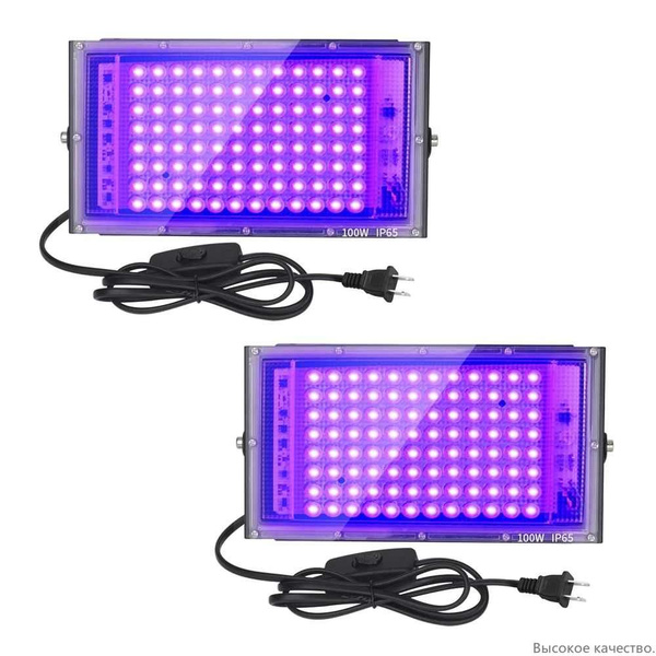 Ультрафиолетовый прожектор UV LED Flood Light УФ лампа , 395-400 нм ...