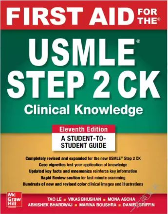 Colored English Book First Aid for the USMLE Step 2 ck 11th Edition ...