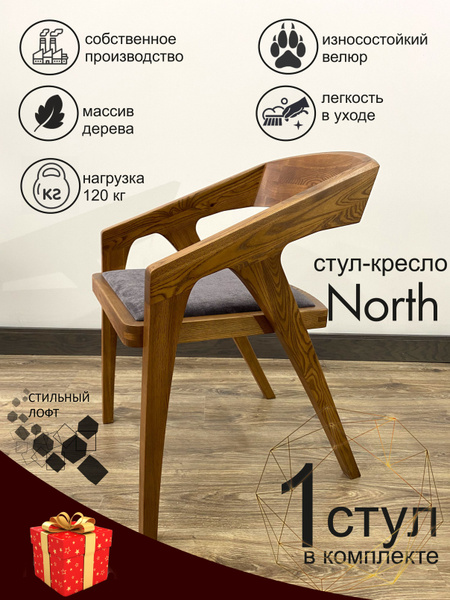Стул Стулья для кухни; стулья лофт; деревянные стулья, 1 шт. - купить ...