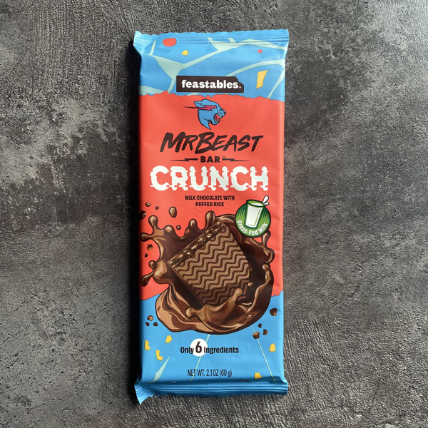 Шоколад Mr.Beast Feastables Crunch - купить с доставкой по выгодным ...