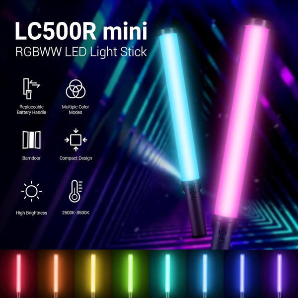 Осветитель светодиодный Godox LC500R Mini RGB LED Light Stick,2500K-8500K регулируемый, CRI 95 ...