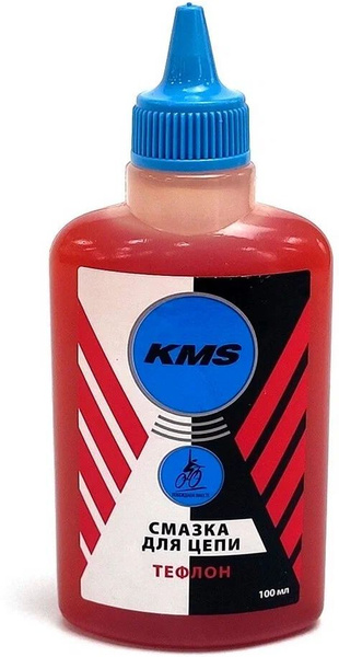 Смазка для цепи велосипеда тефлоновая KMS для влажных погодных условий ...