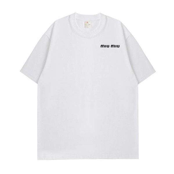Футболка Miu Miu размер 48 цвет белый купить по выгодной цене в интернет магазине Ozon