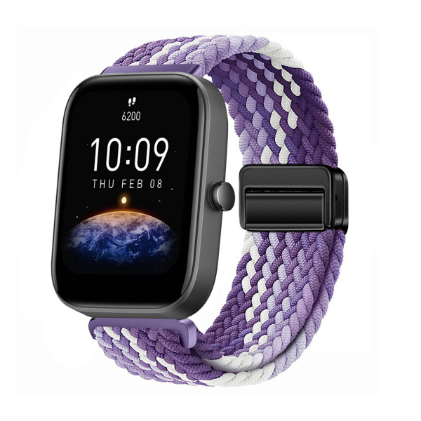 Ремешок Для Часов Amazfit Bip U Pro/Bip U Браслет Нейлоновые Магнитный ...