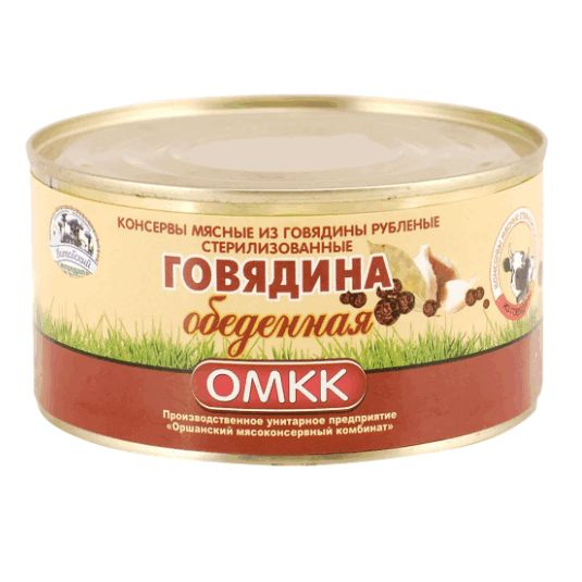 Белорусская тушенка Говядина Обеденная 4 банки по 325 г - купить с ...