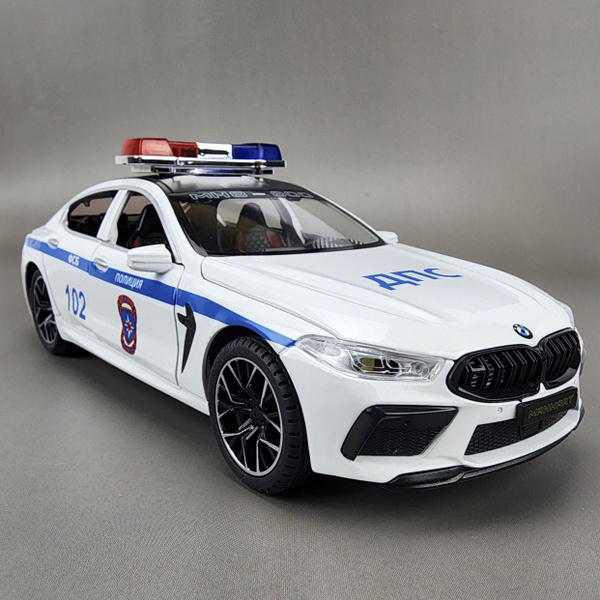 Машинка инерционная BMW MH8 800 ДПС/ФСБ металлическая модель 1:24 БМВ ...