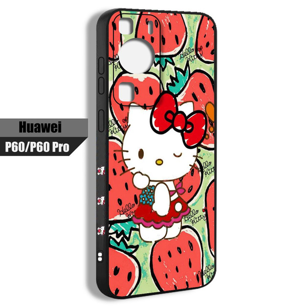 чехол для смартфона Подходит для Huawei P60 Привет Китти мультяшный ...
