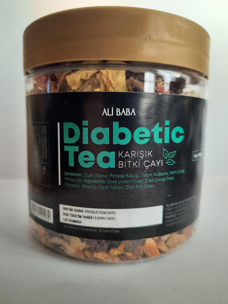 Турецкий диабетический чай Diabetic Tea Ali Baba, банка - купить с ...