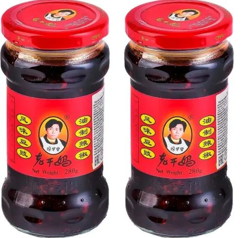 Соус Lao Gan Ma на основе растительных масел из черных соевых бобов ...