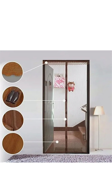 Сетка москитная на дверь 120х210 коричневая - купить с доставкой по ...