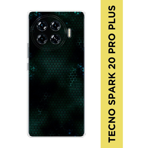 Характеристики Силиконовый чехол на Tecno Spark 20 Pro Plus / Текно ...