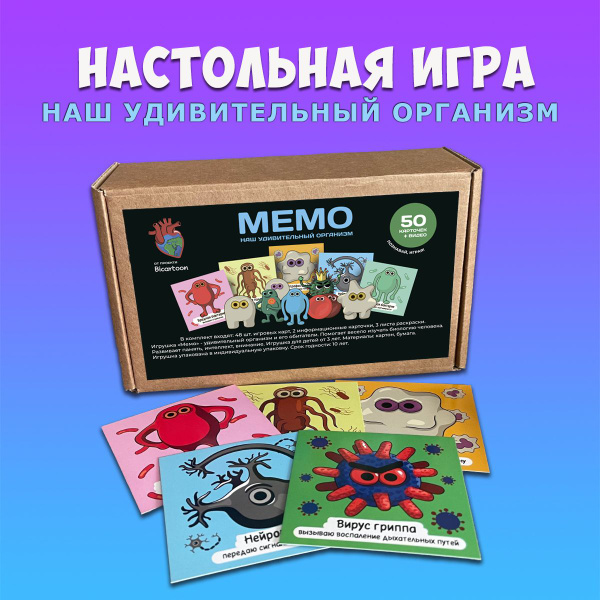 Мемо игра, настольная игра для детей, мемори - купить с доставкой по ...
