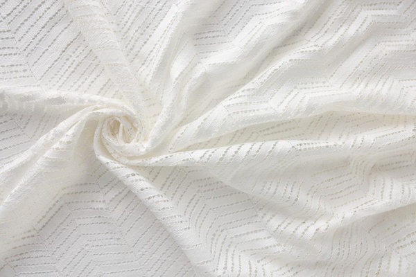 кружево белое хлопок с вискозой, 1 пог.м - купить с доставкой по ...