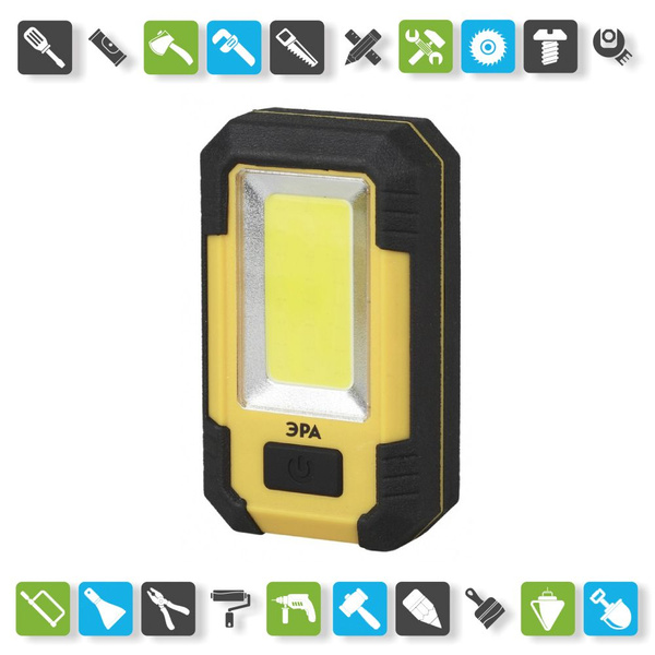 Фонарь Era RA-801 LED 15Вт, 6.0А*ч Li-Ion, магнит, USB, powerbank ...
