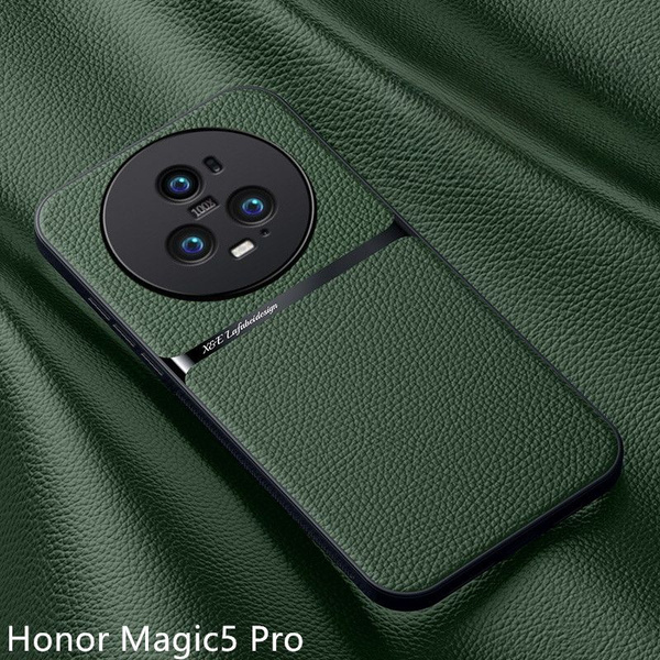 Текстура Кожа чехол для Honor Magic 5 Pro / Magic5 Pro Магнитное ...