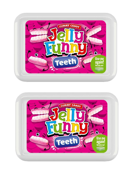 Мармелад жевательный Jelly Funny Teeth Зубы, 2 шт х 200 г - купить с ...