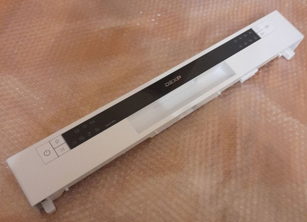 Модуль управления (пульт) и индикации в сборе с пластиковой панелью для посудомоечных машин Dexp ...